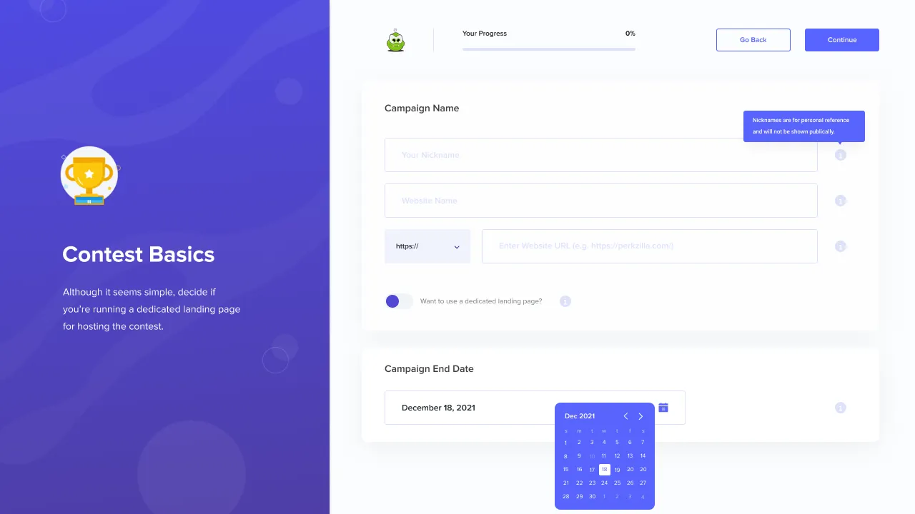 Getting Started - PerkZilla
