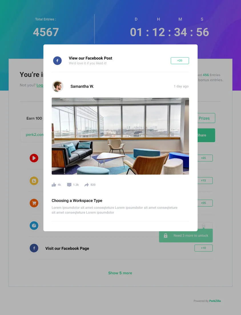 Gain Insights & Intelligence - PerkZilla